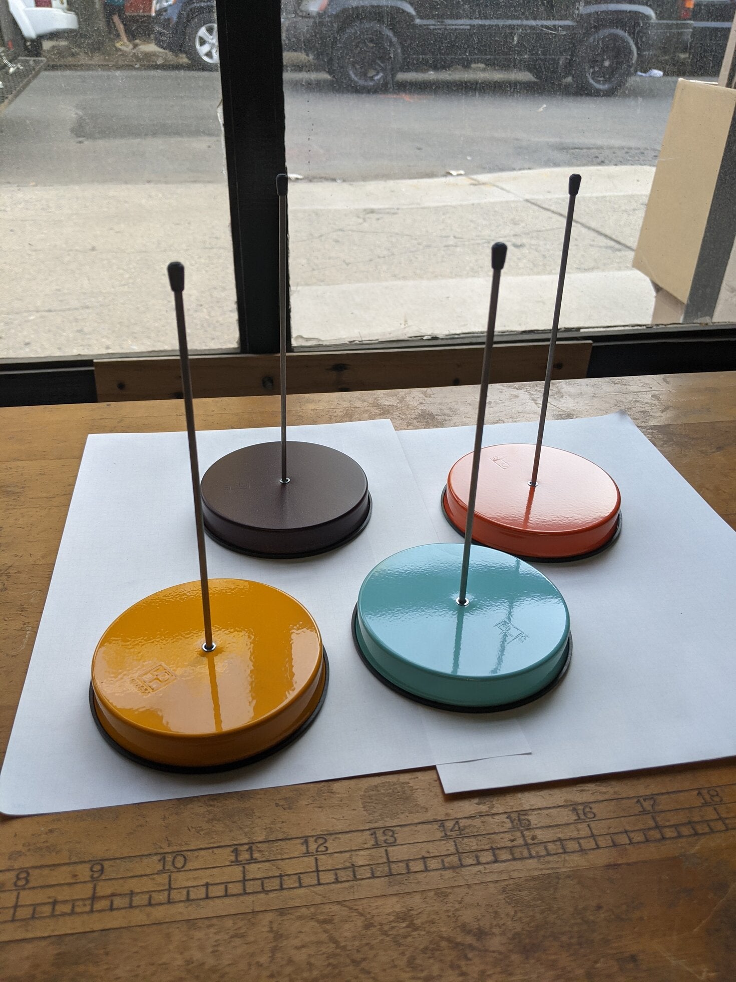 Receipt Spike / Marble Red