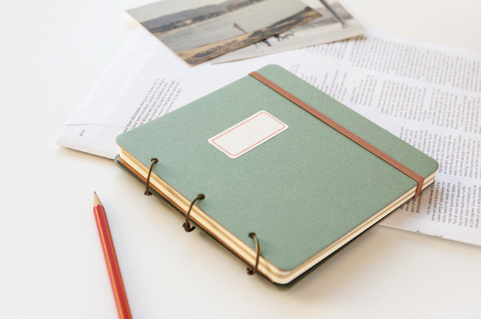 Small Open Book Diary / Sand Beige