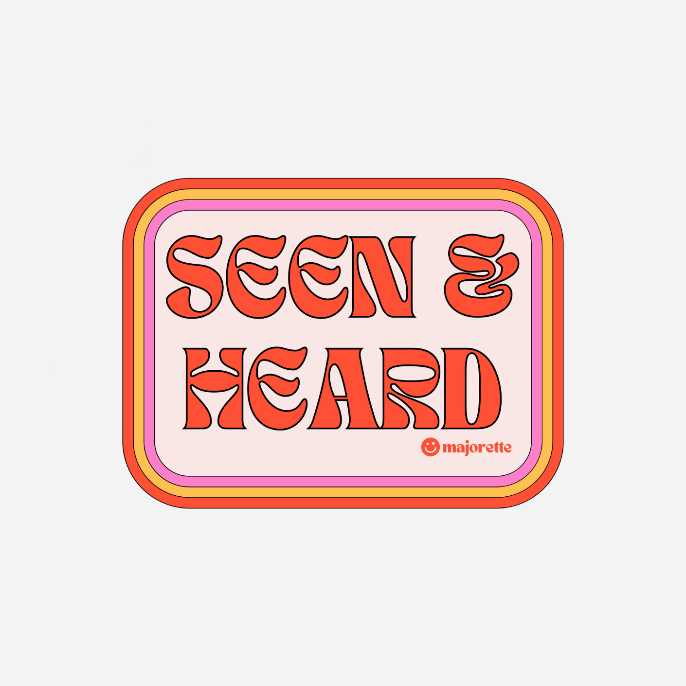 Seen and Heard Sticker