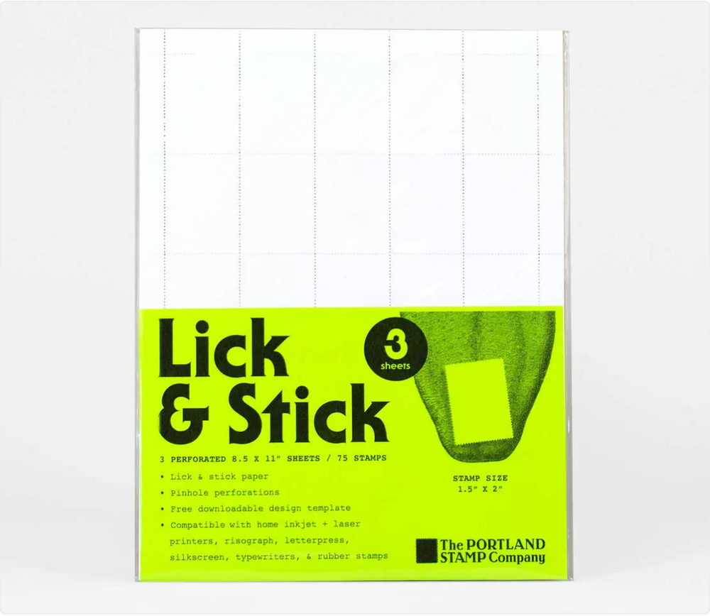 Blank Lick & Stick: Standard