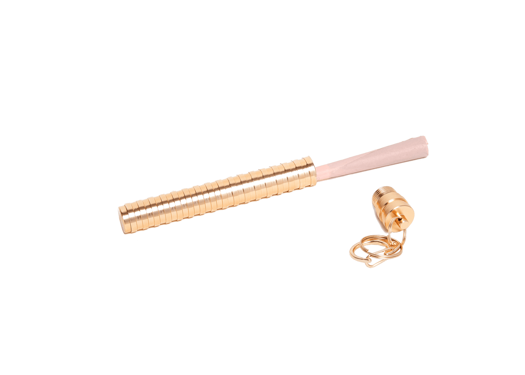 Carry Case Keychain / Gold + Silver